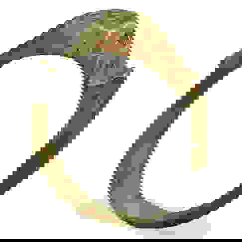 Authentic Ancient Medieval Germanic Bronze Ring With Circular Markings ...