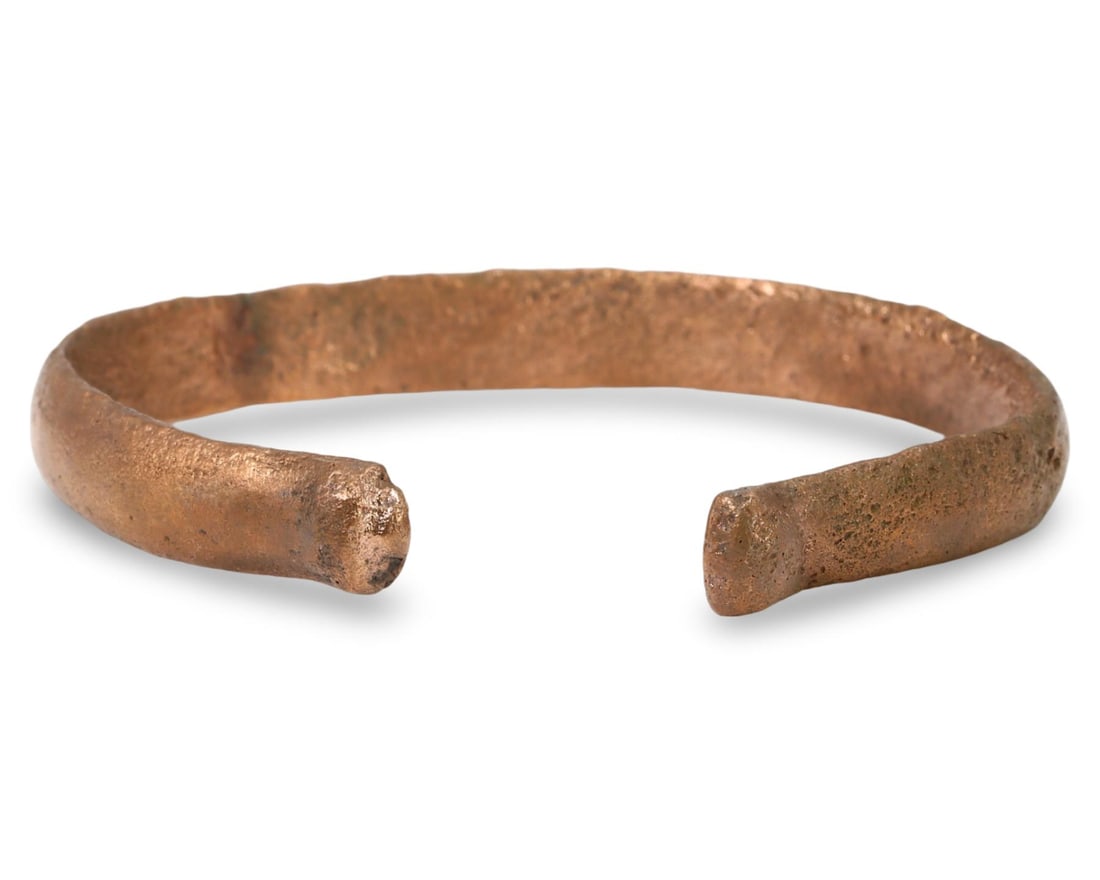 Authentic Ancient Medieval Viking / Celtic / Livonian Bronze Bracelet ...