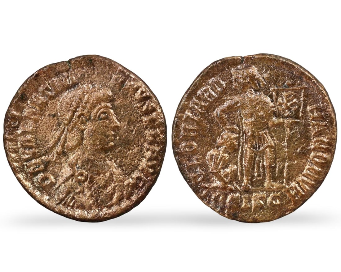 Ancient Roman Empire Valentinianus I, Glory Of The Romans Bronze Nummus ...