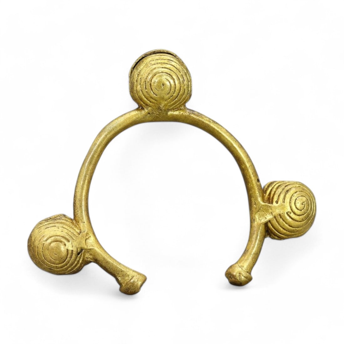 Antique: Lobi Bronze Rattle Bracelet, Burkina Faso (43g, 5cm) Auction