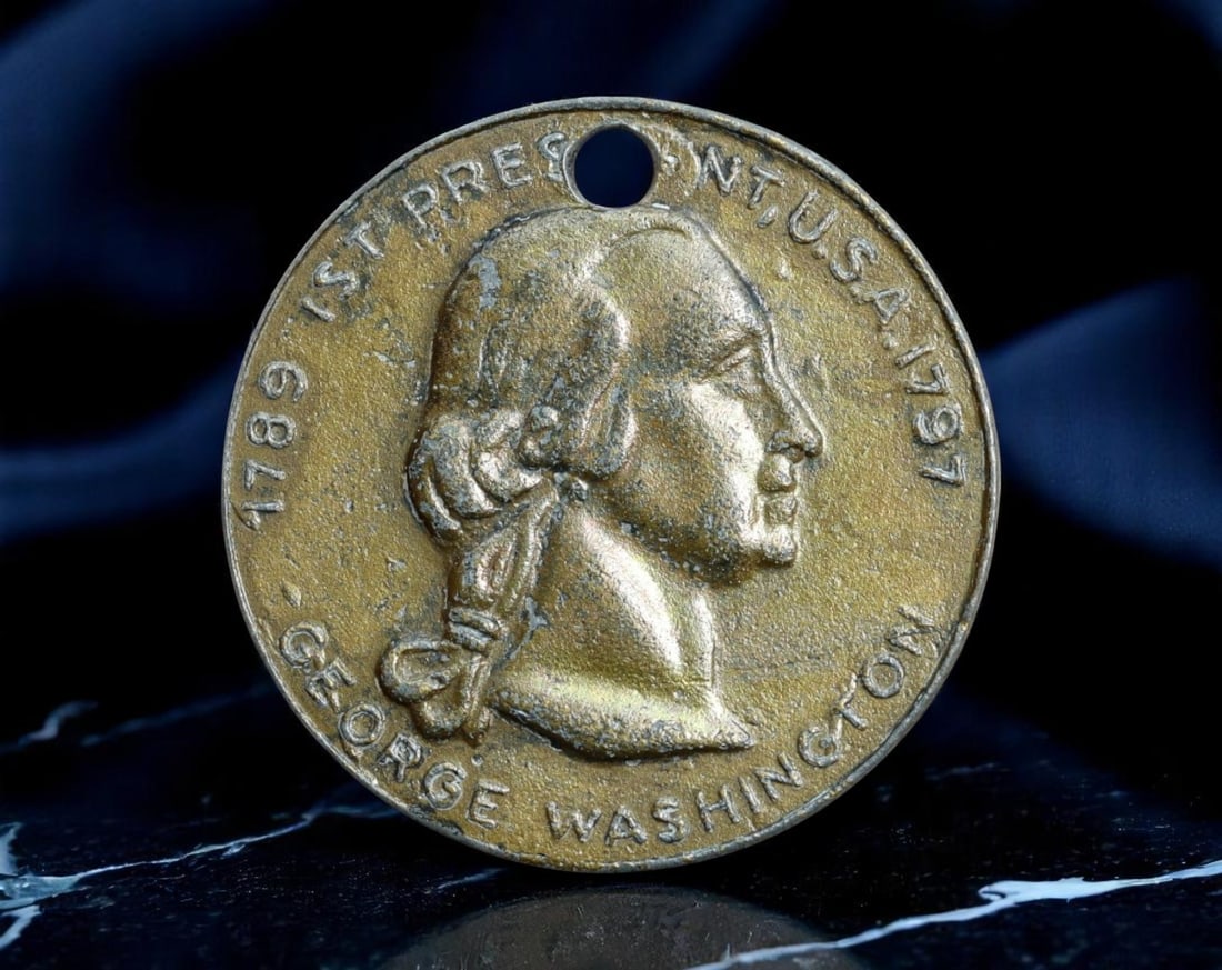 United States: George Washington - 1st President Of The U.s.a. Portrait ...