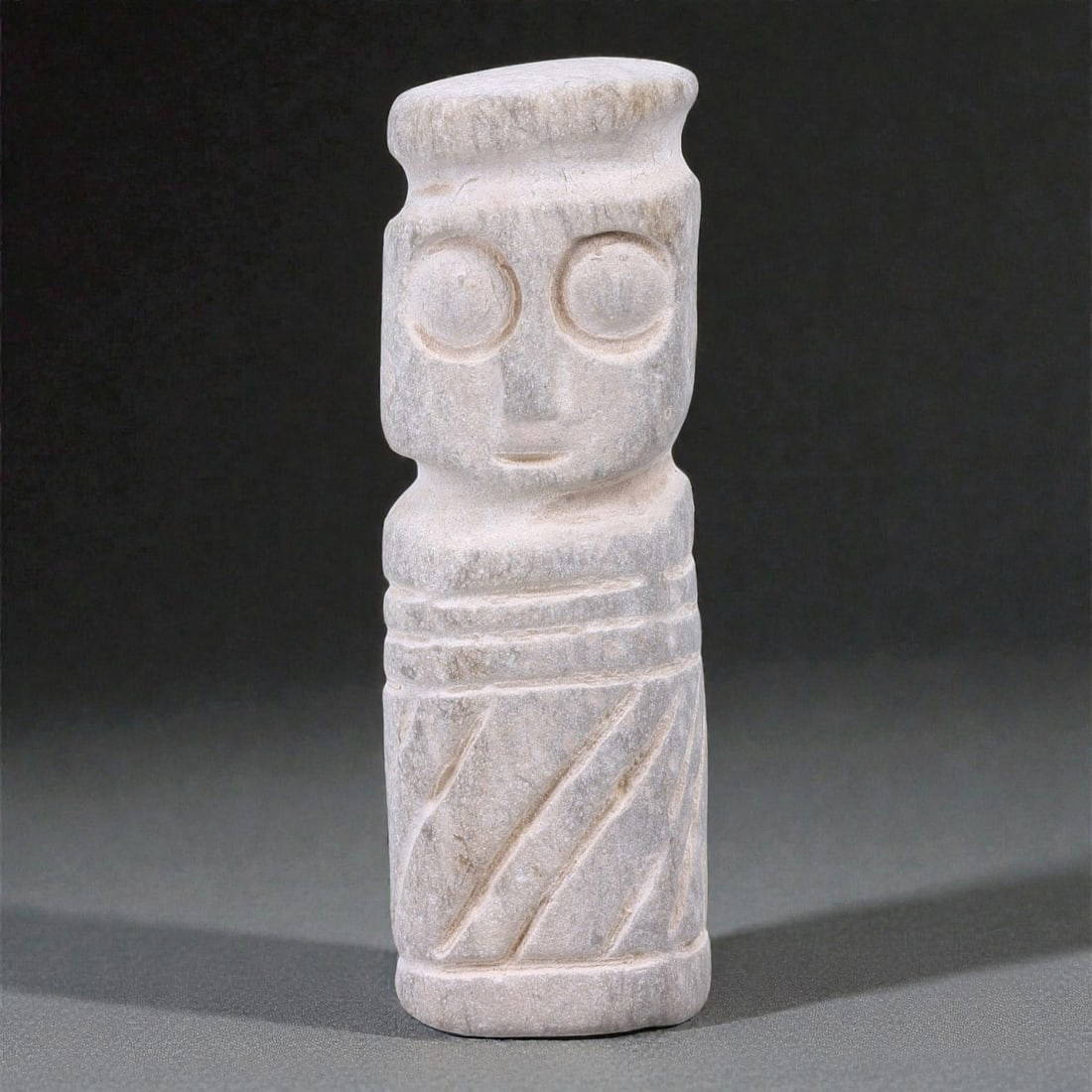 A Medieval Stone Anthropomorphic Figure, Circa 12th-14th Century, 23t ...