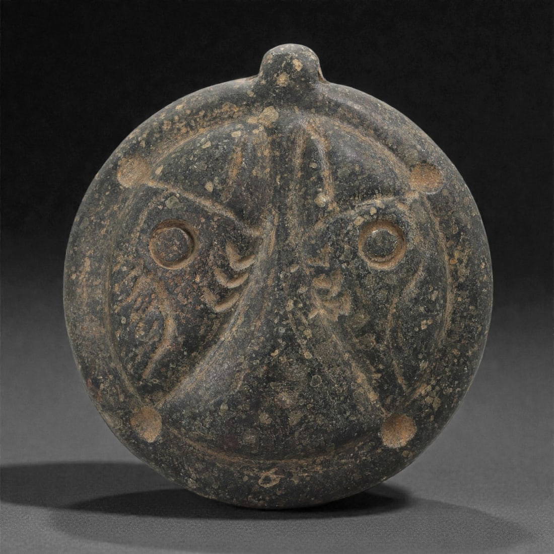 A Syro-hittite Steatite Plaque Amulet, Early 1st Millennium Bce, 87lr ...