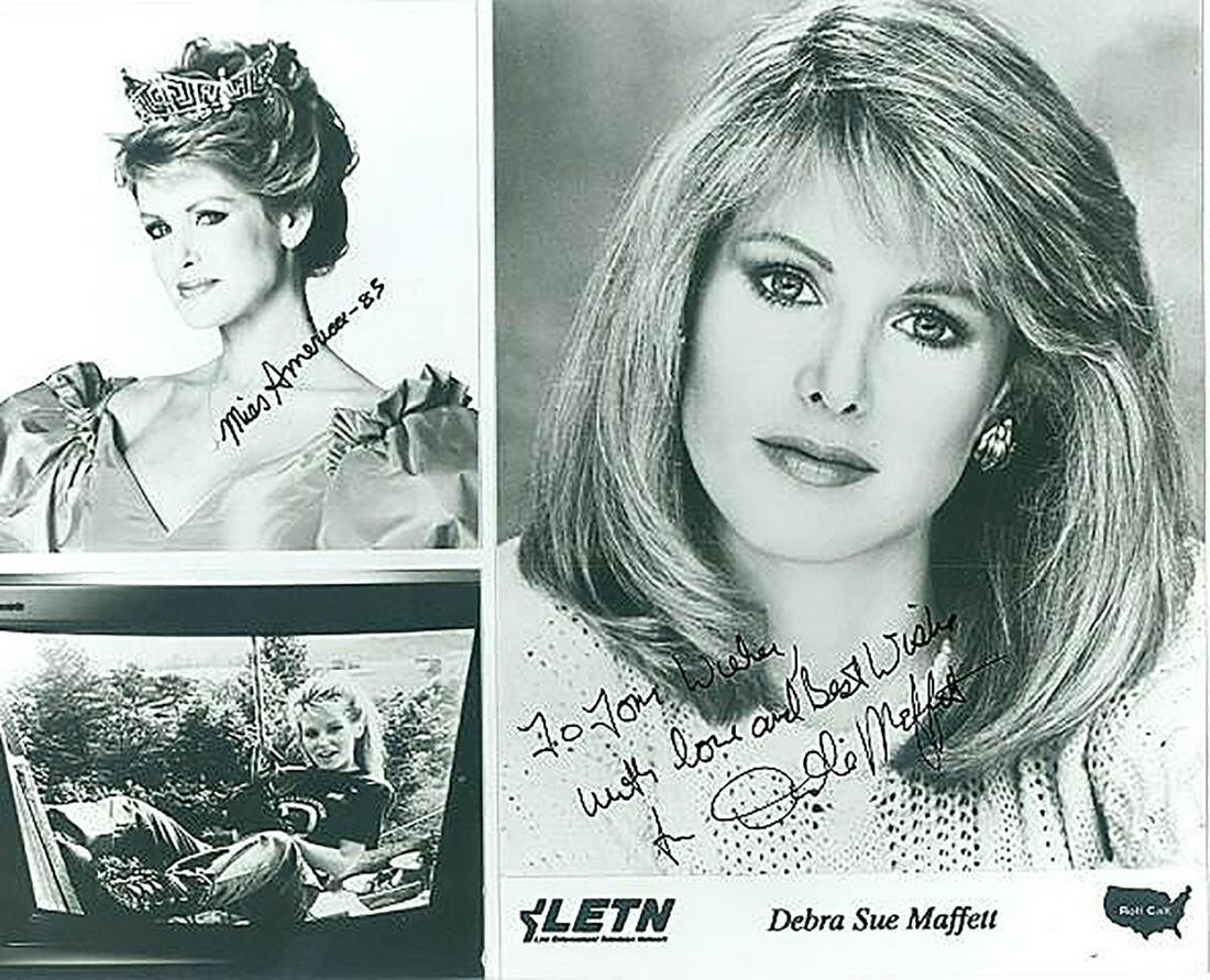 Debra Sue Maffett 10x8 Signed beautiful black and (#0201K) on Dec 28 ...