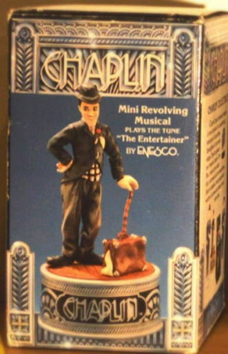 Enesco Charlie Chaplin Mini Revolving Musical Figurine