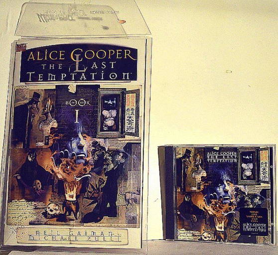 Alice Cooper "the Last Temptation" Book & Cd Set