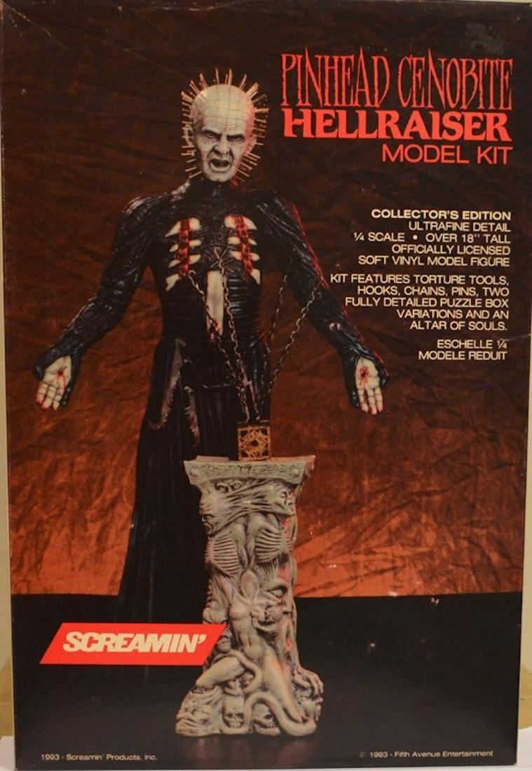 PINHEAD CENOBITE "HELLRAISER" 1/4 SCALE VINYL MODEL KIT (#5664) on Sep ...