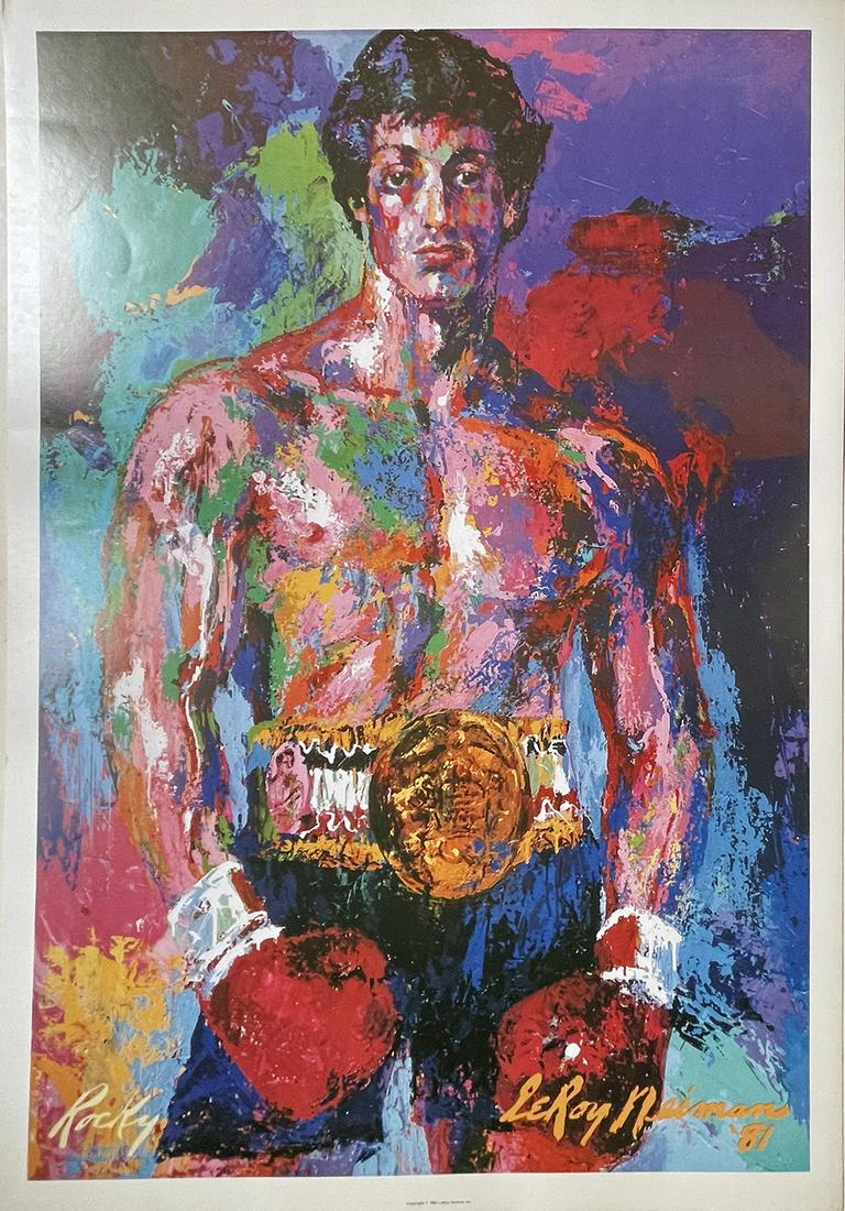 Leroy Neiman - "Rocky" Poster - Oct 31, 2021 | SMG Marketing in NY
