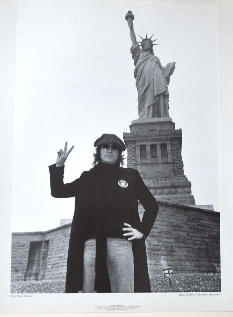 JOHN LENNON "GIVE PEACE A CHANCE" POSTER - Jan 03, 2022 | SMG Marketing ...