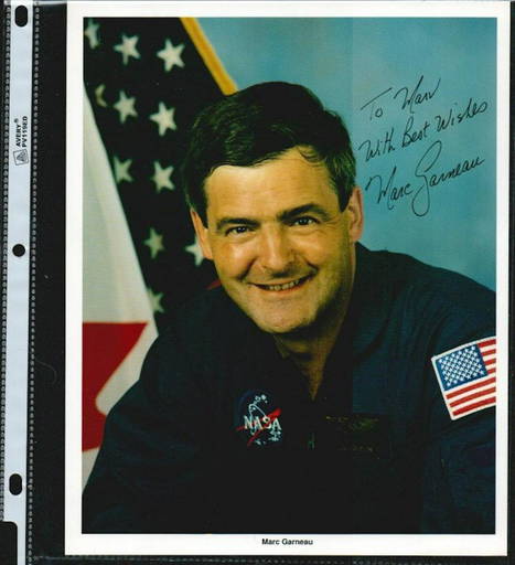 MARC GARNEAU SIGNED 8 X 10 NASA PHOTOGRAPH (#3059) on May 14, 2022 ...