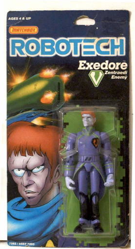 Robotech "exedore" Action Figurine On Card
