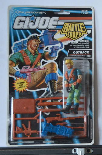 G.I. JOE "OUTBACK" BATTLE CORPS FIGURE ON CARD (#0426C) on Dec 02, 2022 ...