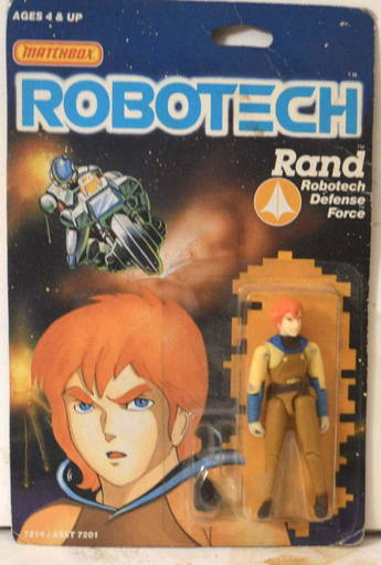 Robotech "rand" Action Figurine On Card