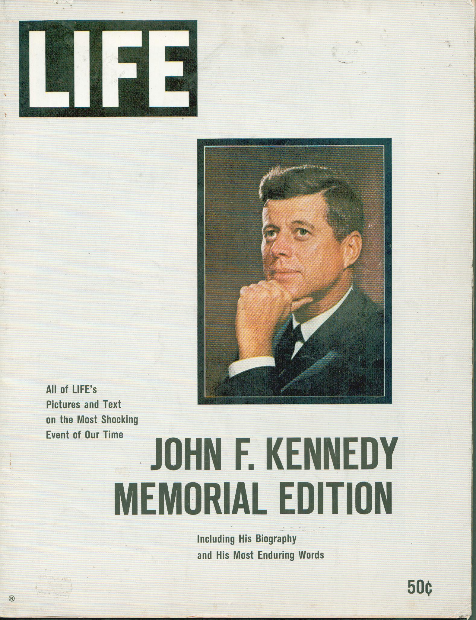 Life Magazine - Jfk Memorial Edition Auction