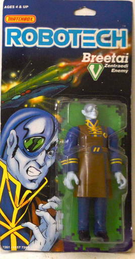 Robotech "breetai" Action Figurine On Card