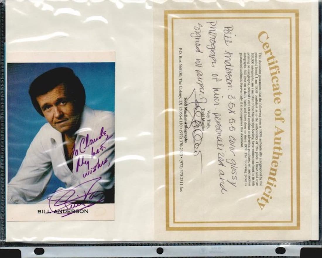 Bill Anderson Photography for Sale at Auction