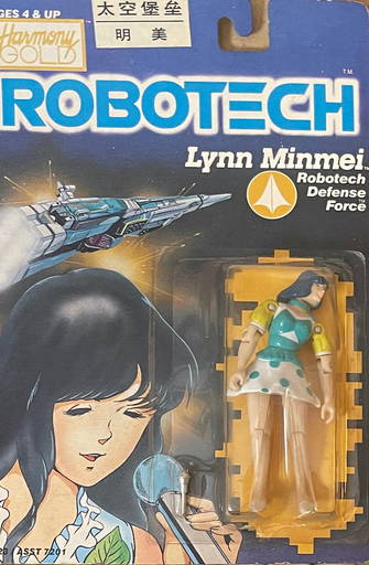 Robotech "lynn Minmei" Action Figurine On Card