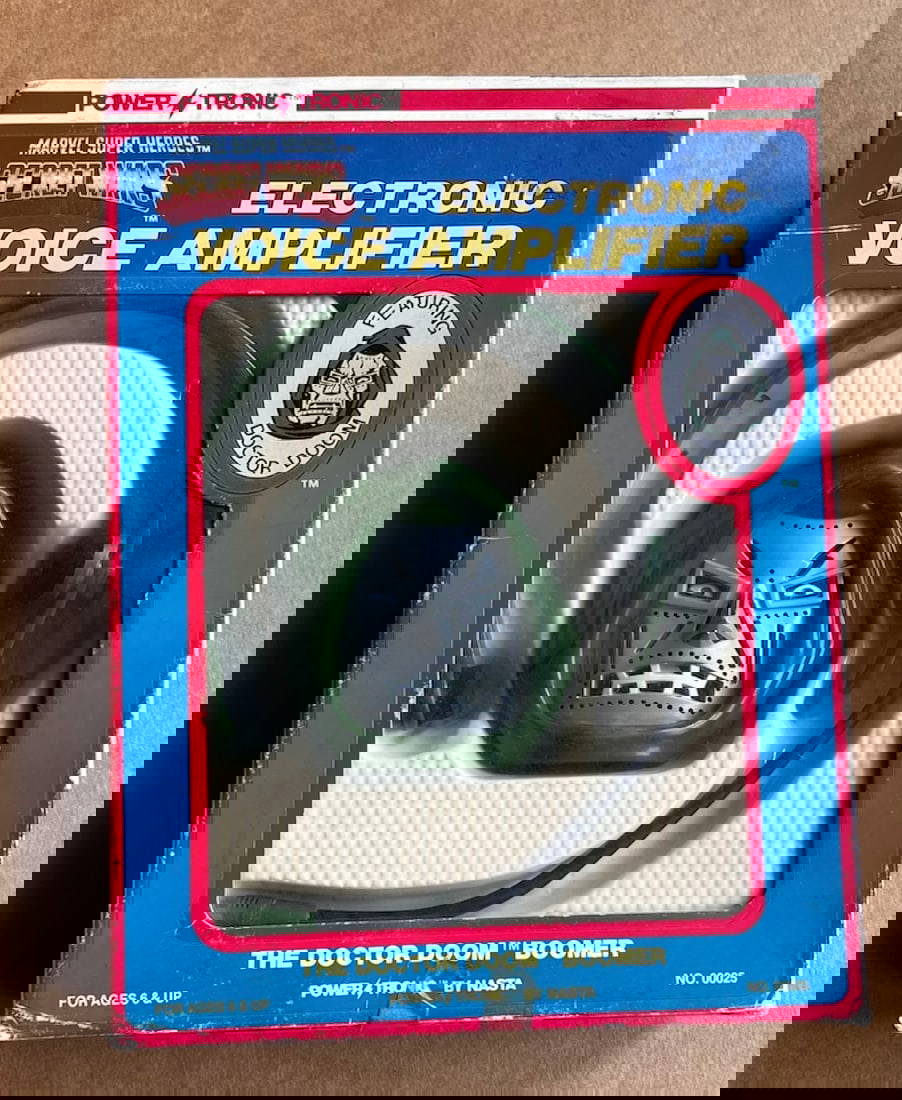 Marvel Super Heroes Secret Wars Electronic Voice Amplifier Auction