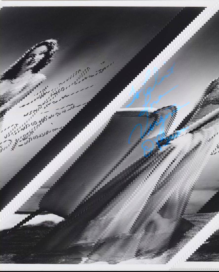 Virginia O'brien - 8 X 10 Signed Photo W/coa Auction