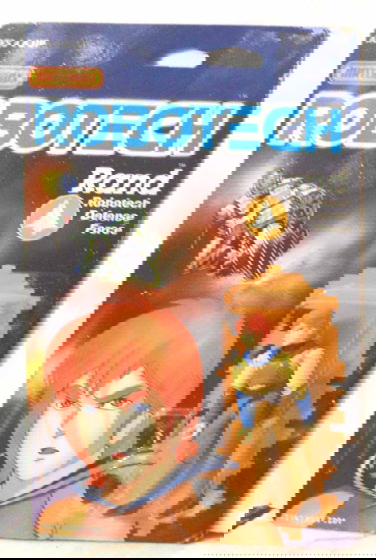 Robotech "rand" Action Figurine On Card Auction