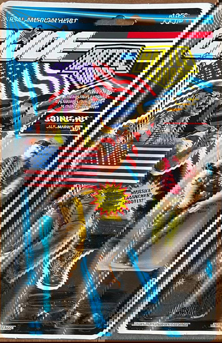 G.i. Joe Battle Corps "gung-ho" Figurined On Card Auction