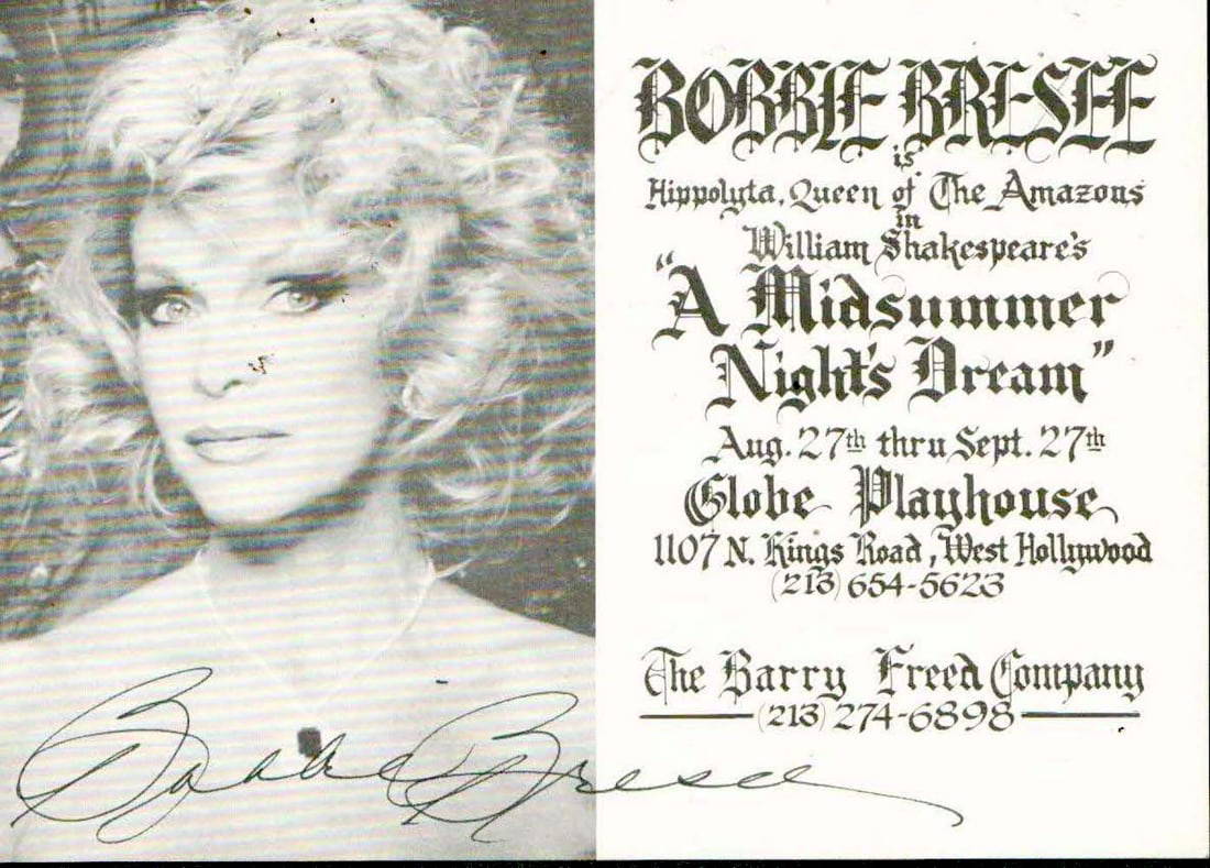 Bobbie Bresee - 6 X 4.5 Signed Photo W/coa Auction