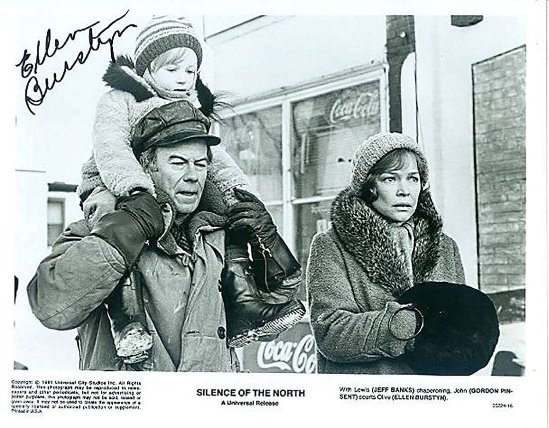 Ellen Burstyn 10x8 Signed Black And White Photograph Auction