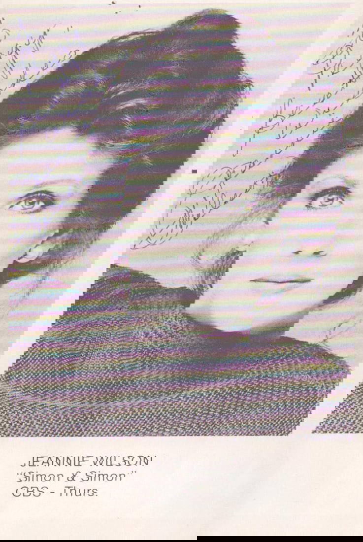 Jeannie Wilson - 4 X 6 Signed Photo W/coa Auction