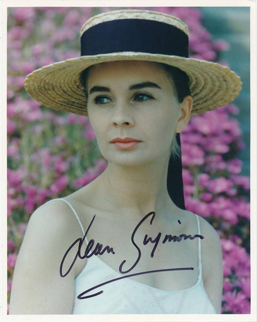 Jean Simmons- Color Glossy Signed 8 X 10 Photograph Auction