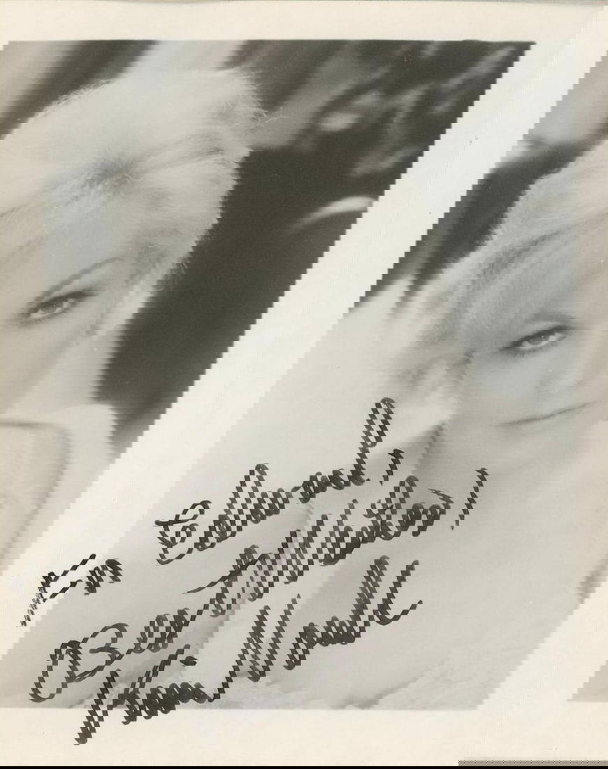 Kim Novak- 4 X 5 Signed Vintage Photograph W/coa Auction
