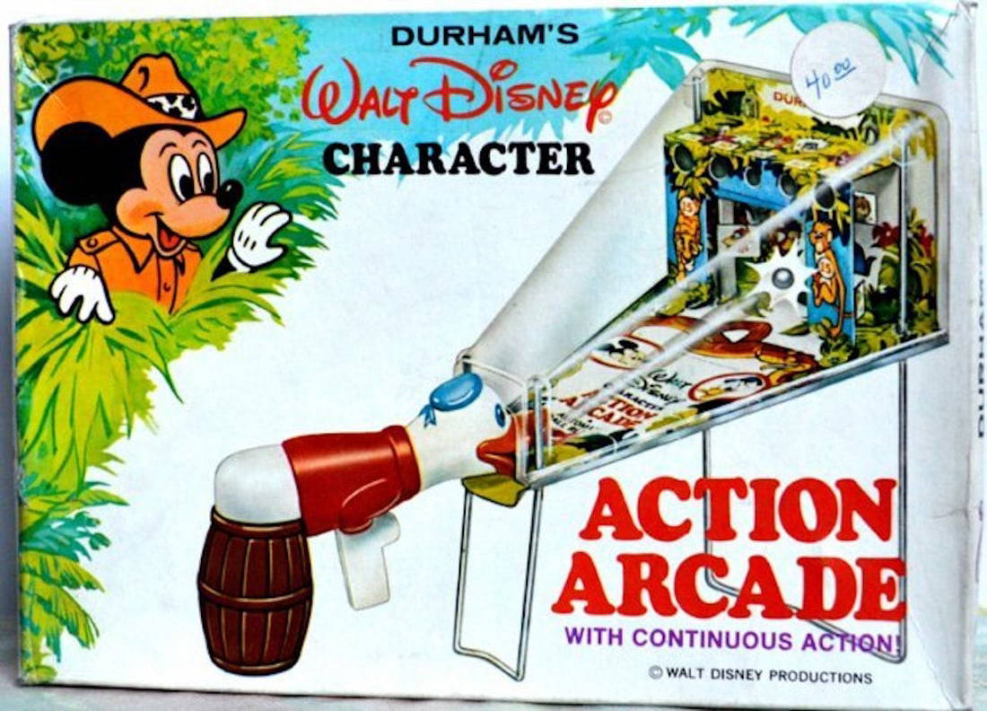 Walt Disney Character Action Arcade With Automatic Ball Auction