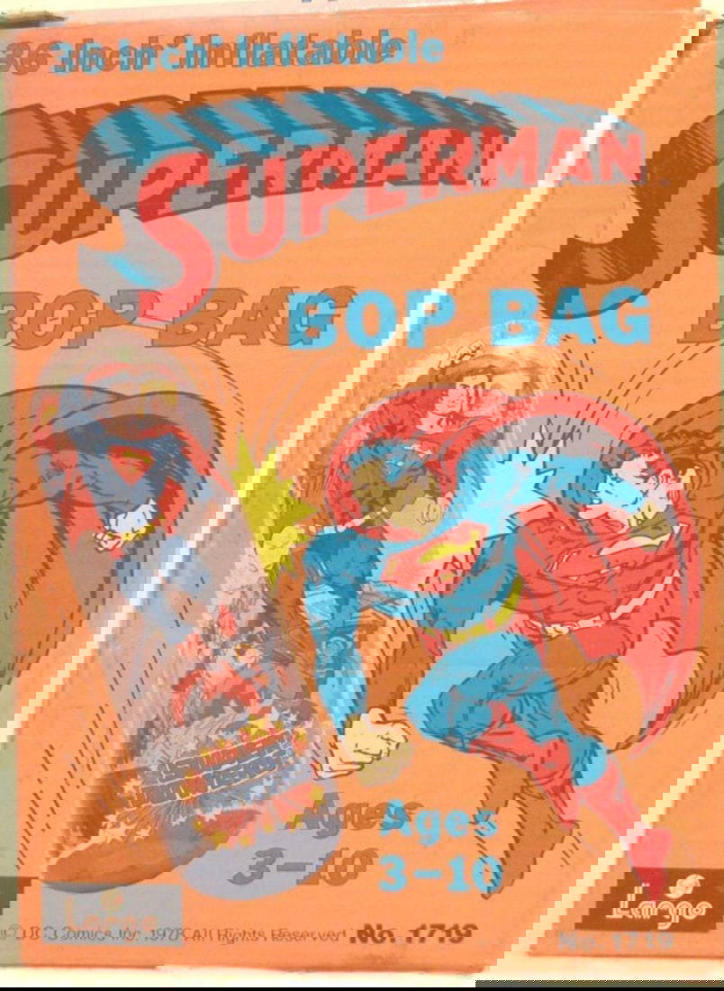 Superman 36" Inflatable Bop Bag. No 1719 Auction