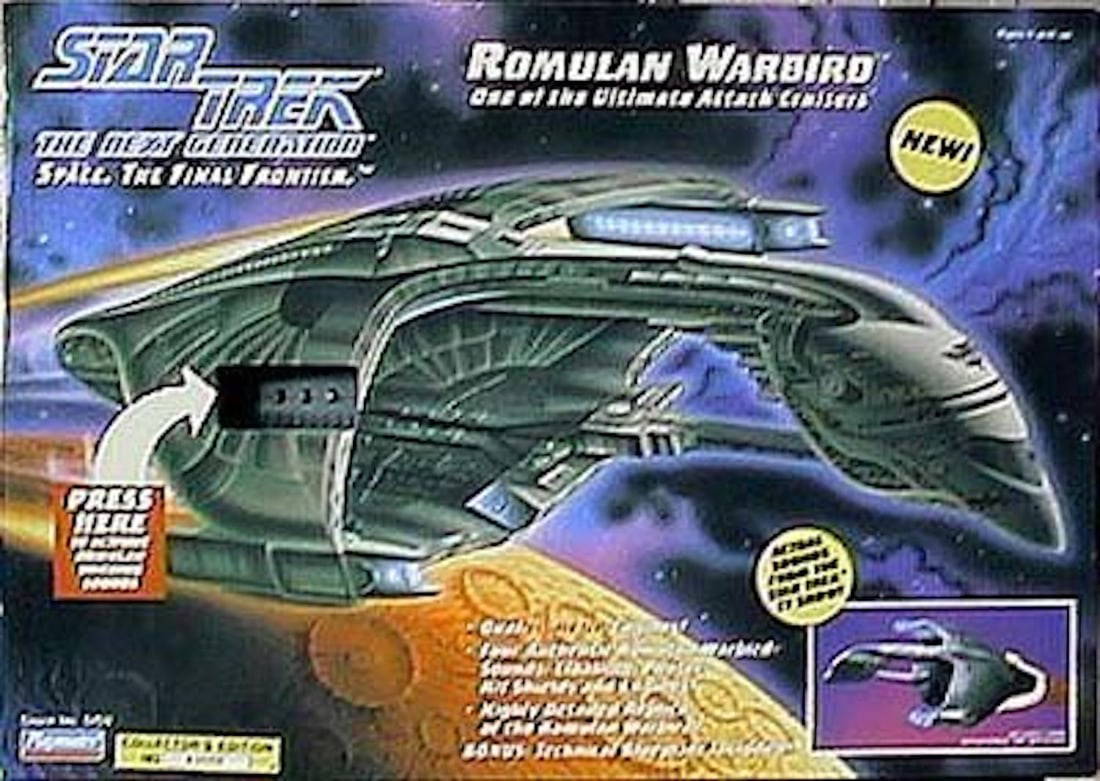 Star Trek The Next Generation Romulan Warbird Auction