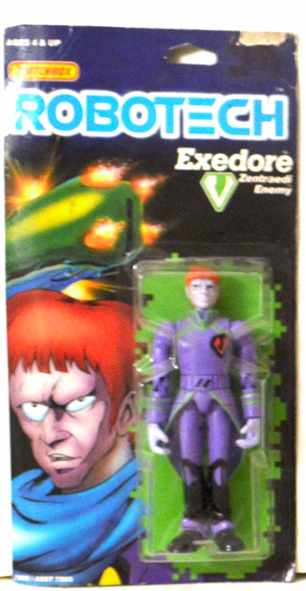 Robotech "exedore" Action Figurine On Card Auction