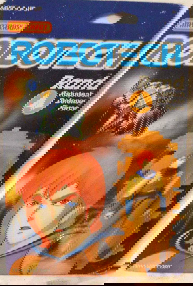 Robotech "rand" Action Figurine On Card Auction