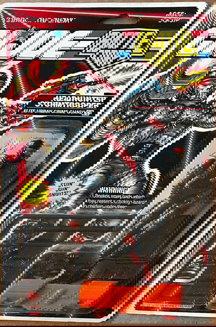 G.i. Joe Battle Corps "headhunter Stromtrooper" Figurine On Card Auction