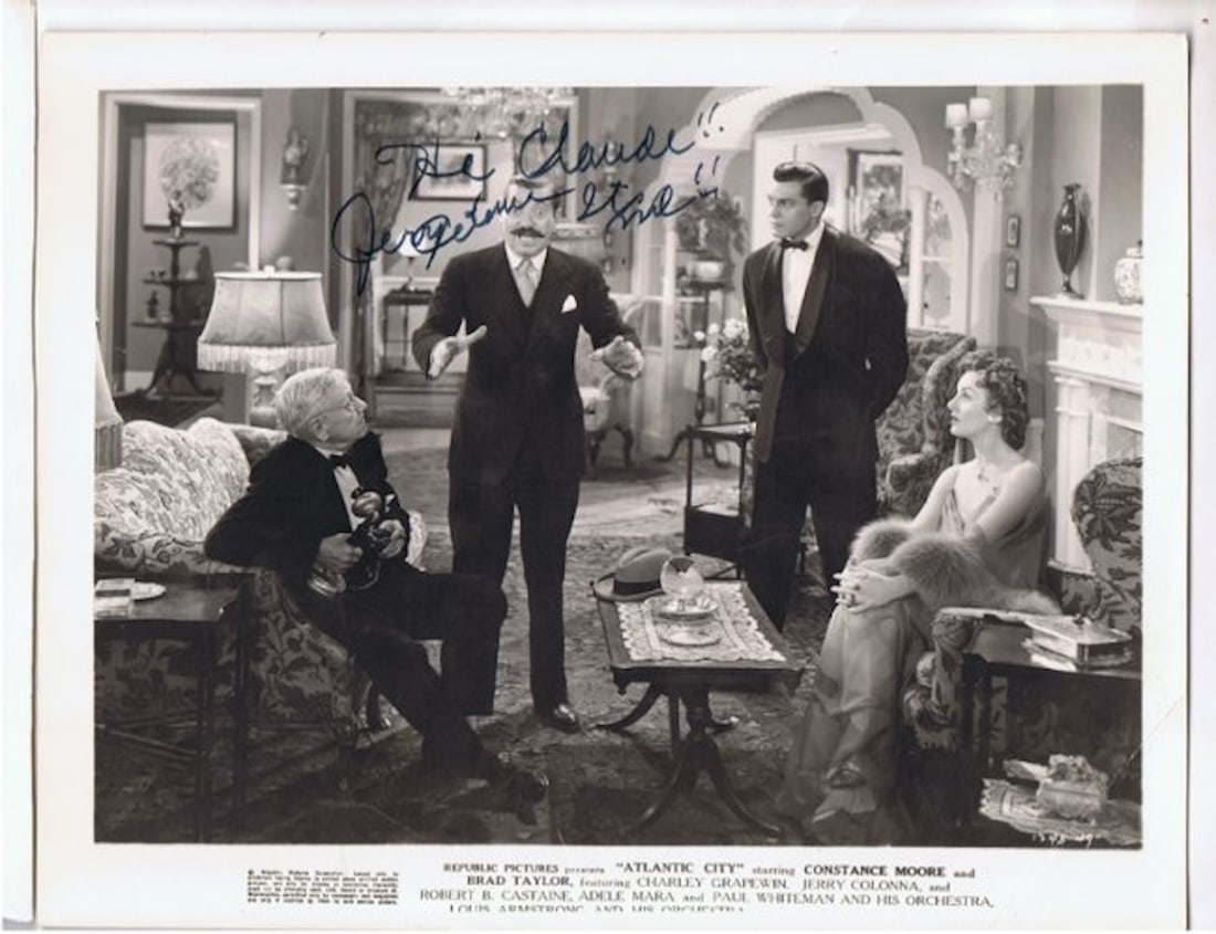 Jerry Colonna - 8x10 Signed Photo W/ Coa Auction