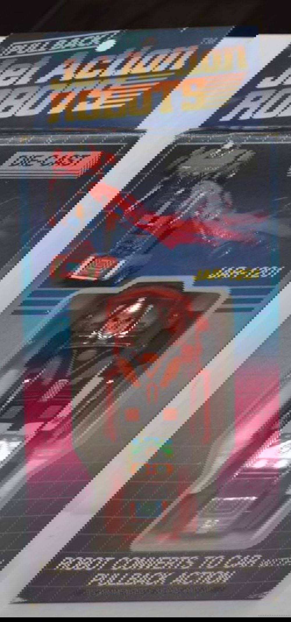 Pull Back Jet Action Transformable Robot Auction