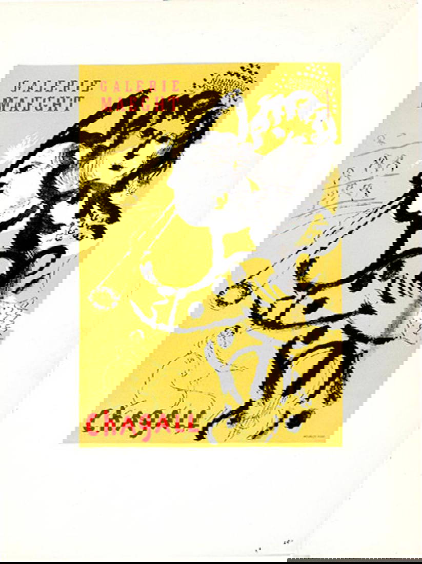 Marc Chagall - "galerie Maeght, Paris" (50% Reduction Auction