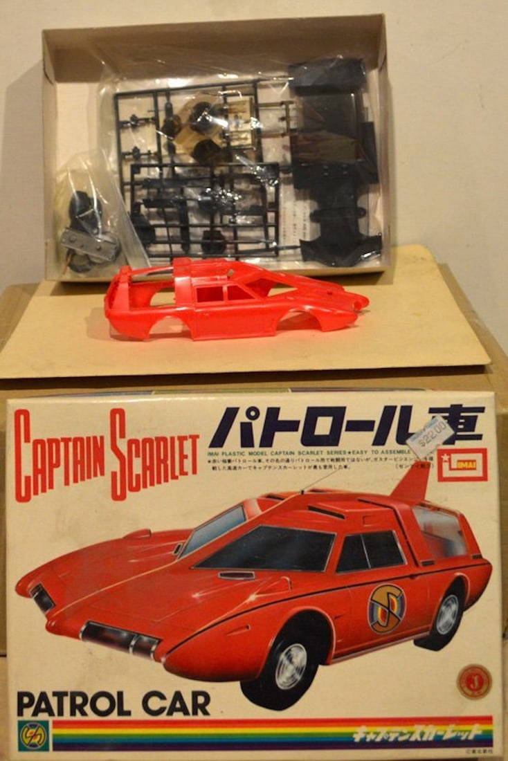 Captain Scarlet Patrol Car Assembly Model Kit Auction