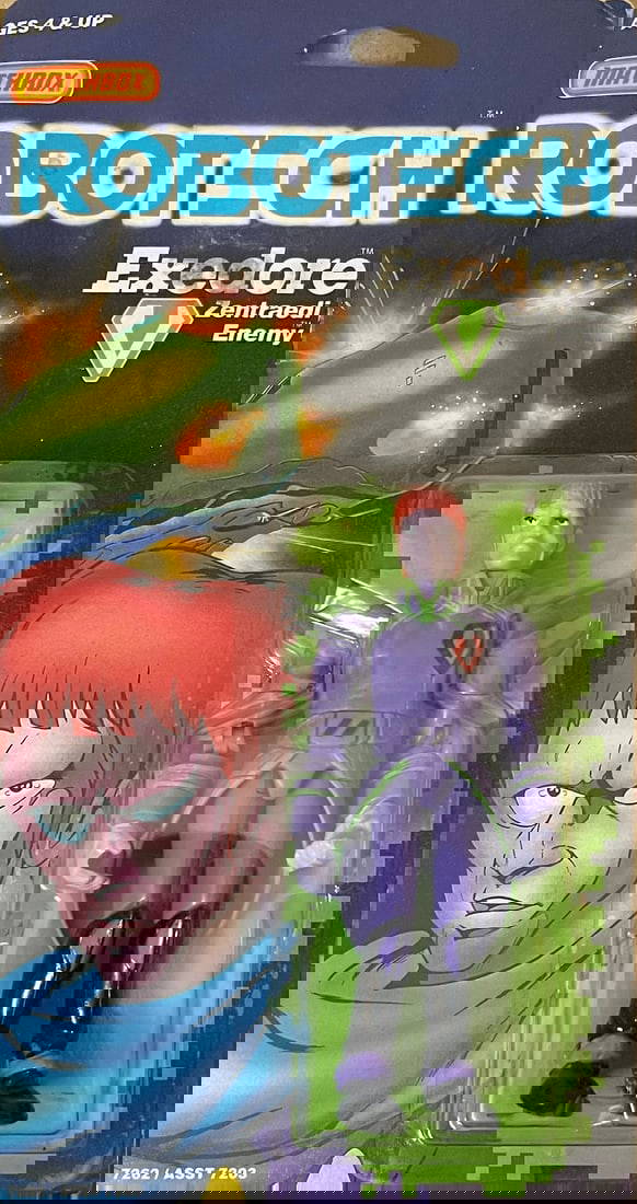 Robotech "exedore" Action Figurine On Card Auction