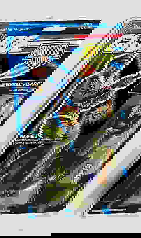 G.i. Joe Battle Corps "general Flagg" Figurine On Card Auction