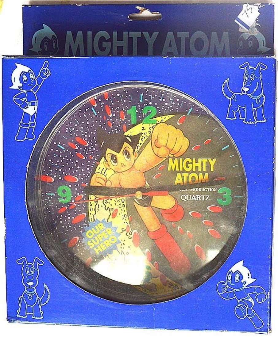 Astro Boy "mighty Atom" Wall Clock Auction