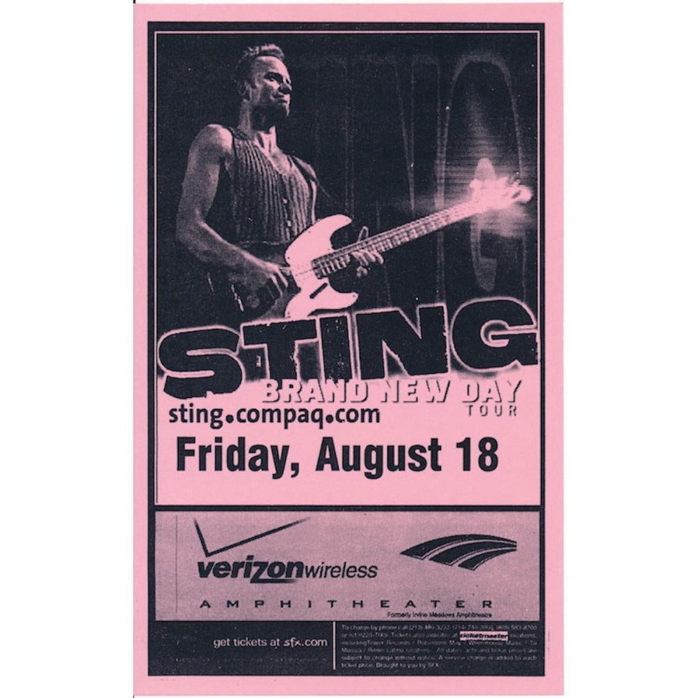 Sting - Brand New Day Tour - 2000 Concert Handbill Auction