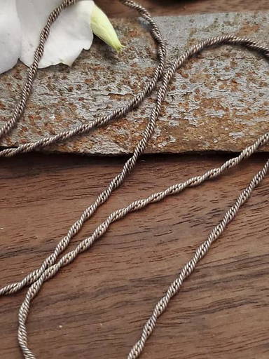 18 Inch Sterling Silver Twisted Chain