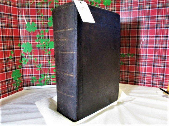 1698 German Lutheran Pulpit Bible Engravings,maps, Huge