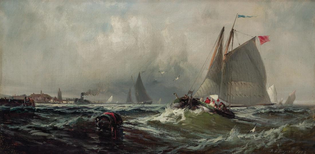 Franklin D. Briscoe, American, Oil On Canvas