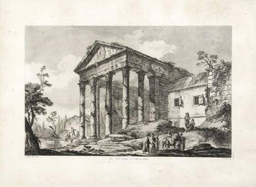 Le Roy, Julien David. Vue D'un Temple De Pola En