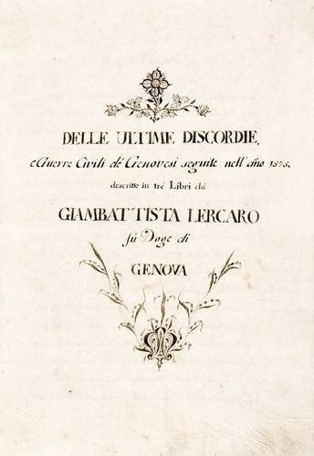 Genova Manoscritto Lercari, Giovanni Battista