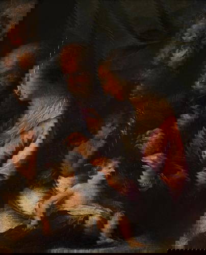 Pittore Tardomanierista Toscano" "sacra Famiglia